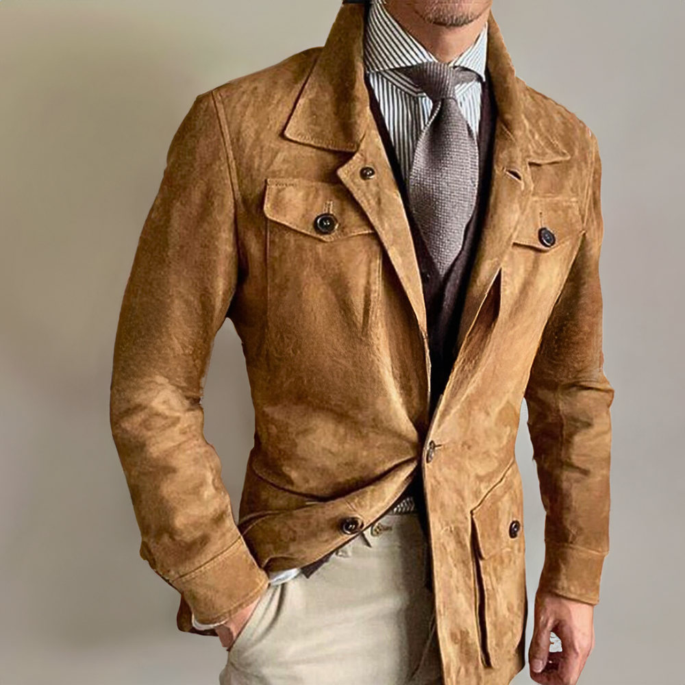 Moretti Premium Suede Jacket | Benson & Clark
